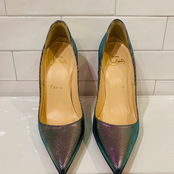 Christian Louboutin | Shoes | Christian Louboutin Multicolor Python ...